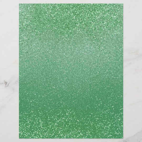 Emerald Green Shimmer Glitter Dust Scrapbook Paper | Zazzle.com