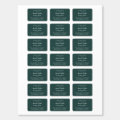 Emerald Green The Perfect Match Wedding Matchboxes | Zazzle