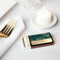 Emerald Green The Perfect Match Wedding Matchboxes | Zazzle