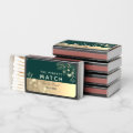Emerald Green The Perfect Match Wedding Matchboxes | Zazzle