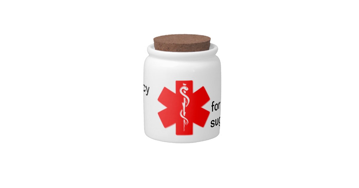Emergency candy jar | Zazzle