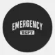 Emergency Dept Er Doctor Physician Nurse Classic Round Sticker | Zazzle