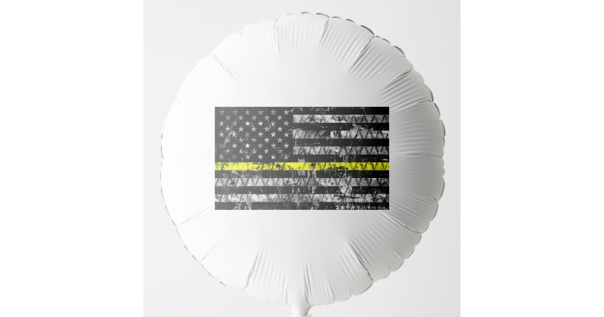 Emergency Dispatcher Distressed Flag Balloon | Zazzle