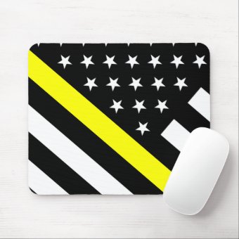Emergency Dispatcher Flag Mouse Pad | Zazzle