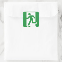 Emergency Exit Door Sticker | Zazzle