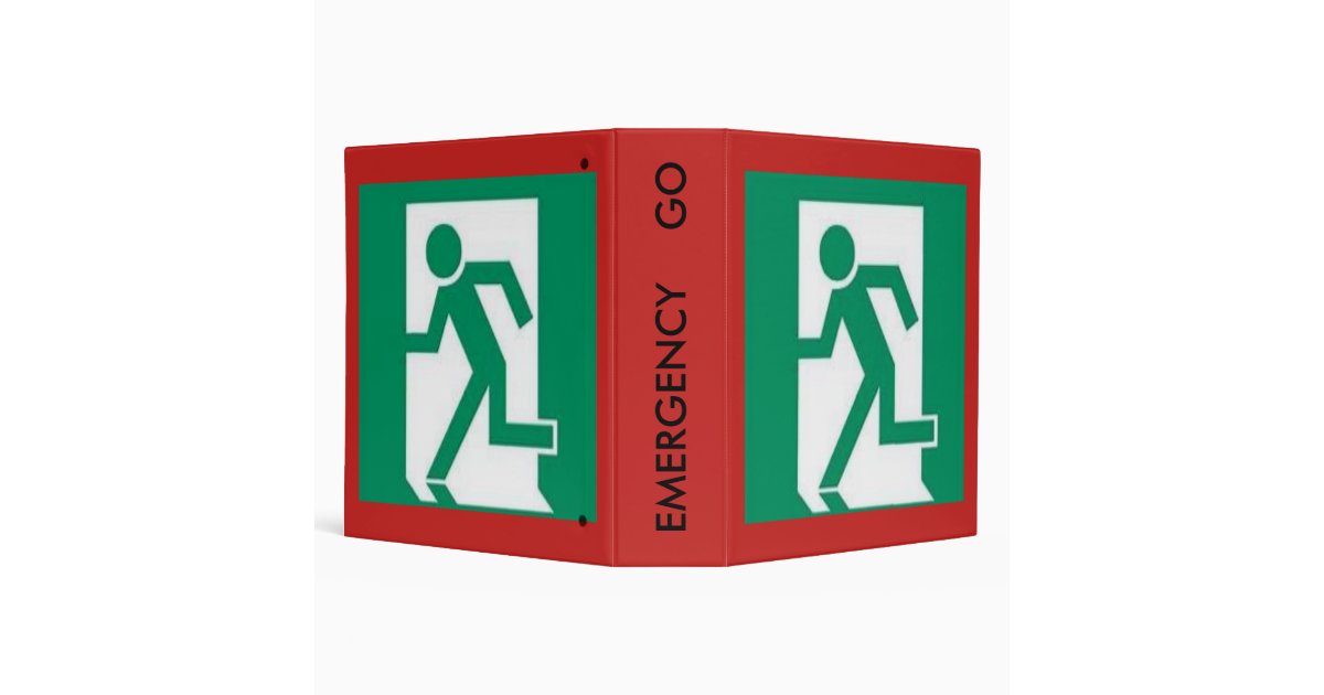 Emergency Go Folder | Zazzle