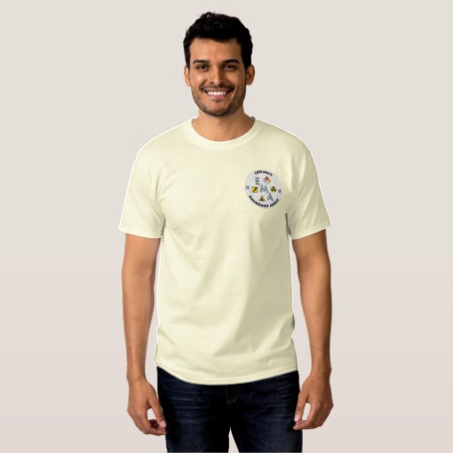 Emergency Management Agency Logo Embroidered T-Shirt | Zazzle