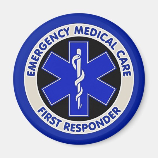 Emergency Medical Care First Responder Magnet | Zazzle.com