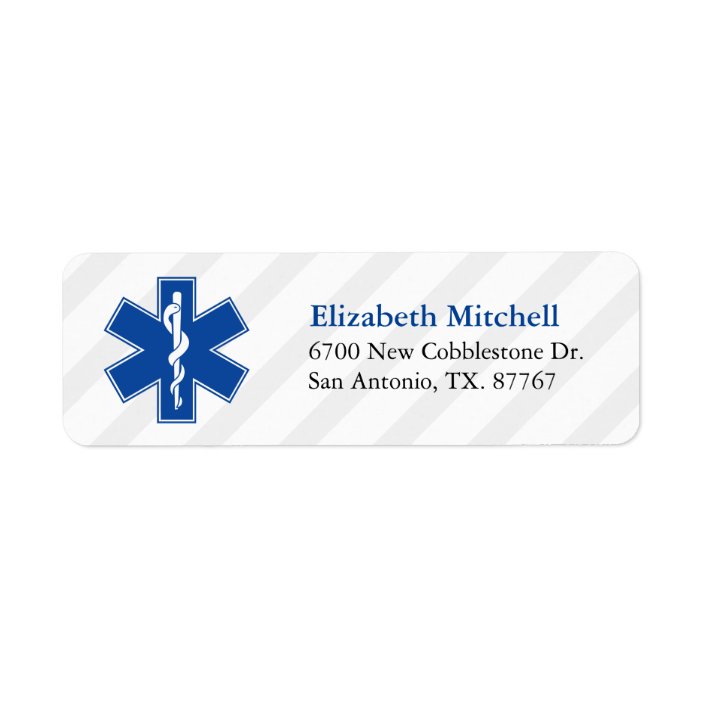 Emergency Medical Services Label | Zazzle.com