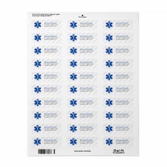 Emergency Medical Services Label | Zazzle
