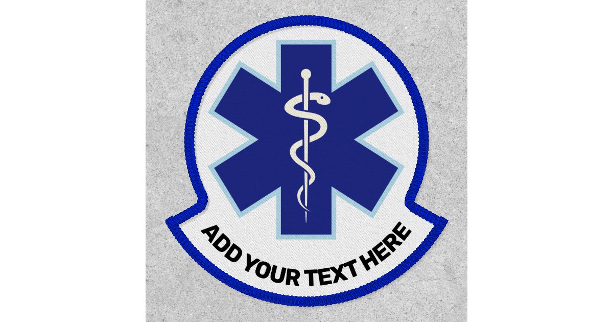 Emergency Medical Services Paramedic Patch | Zazzle