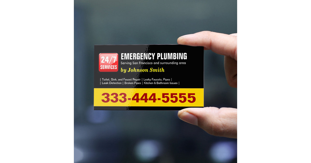 Emergency Plumbing Call - Plumber Fridge Magnet | Zazzle