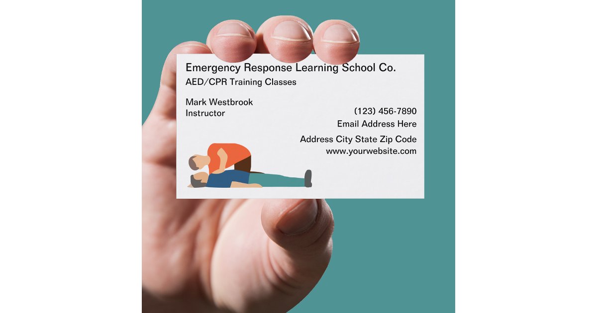Emergency Response Medical Classes Business Card | Zazzle
