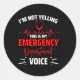 Emergency Room Er Nurse Emergency Dept Classic Round Sticker | Zazzle