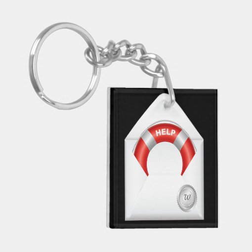 Emergency SAFETY Contact Numbers - See Back Keychain | Zazzle