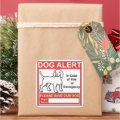 Emergency Services Dog Alert Square Sticker | Zazzle