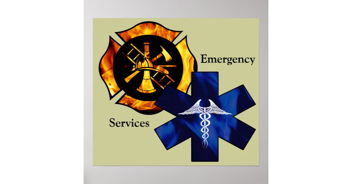 Emergency Services Poster | Zazzle