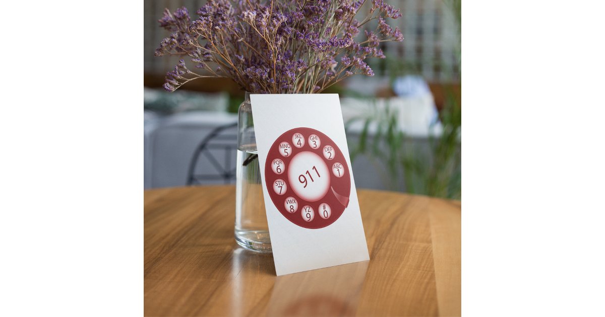 Emergency Telephone Invitation | Zazzle