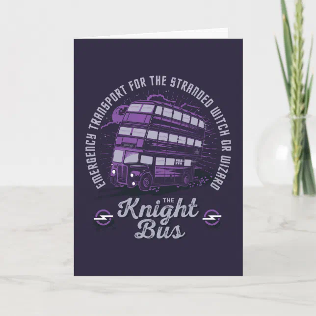 Emergency Transport - The Knight Bus Card | Zazzle