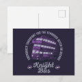 Emergency Transport - The Knight Bus Invitation Postcard | Zazzle