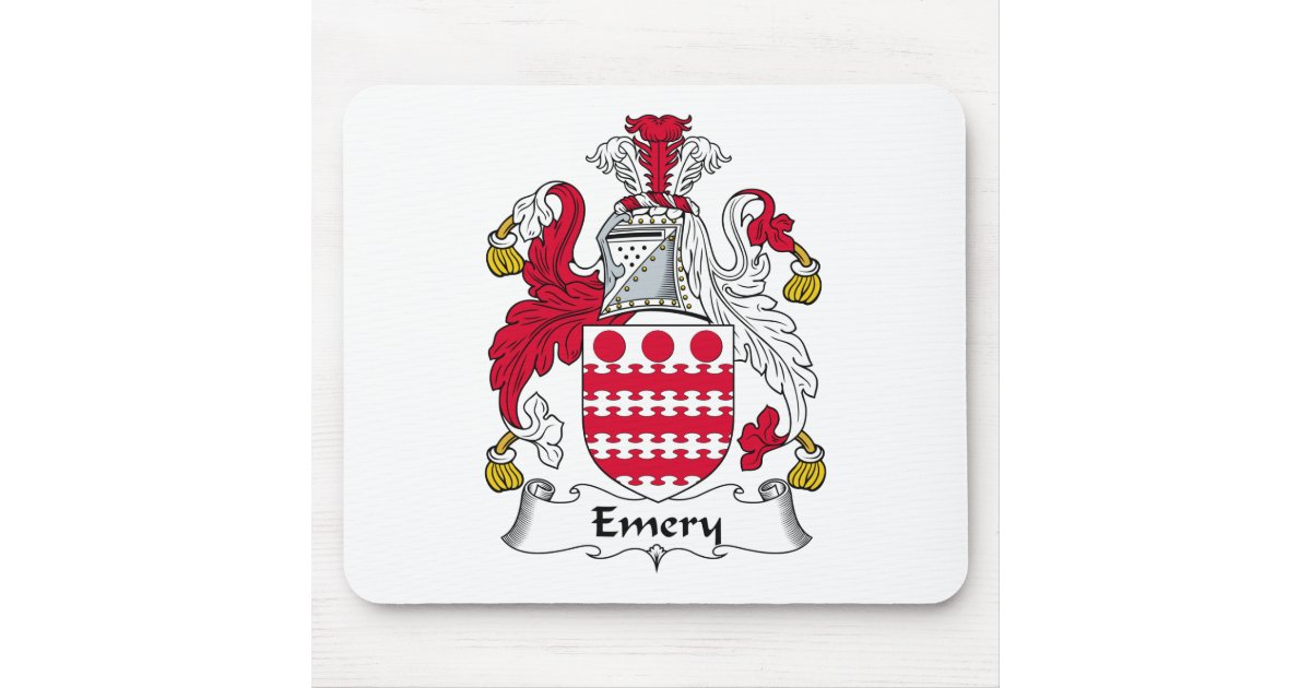 Emery Family Crest Mouse Pad | Zazzle