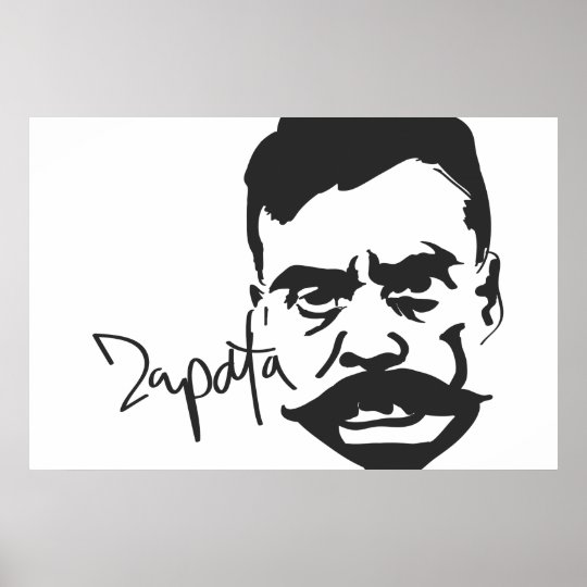 Emiliano Zapata poster | Zazzle.com