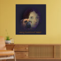 Emily Bronte and her dog "Keeper" Poster | Zazzle