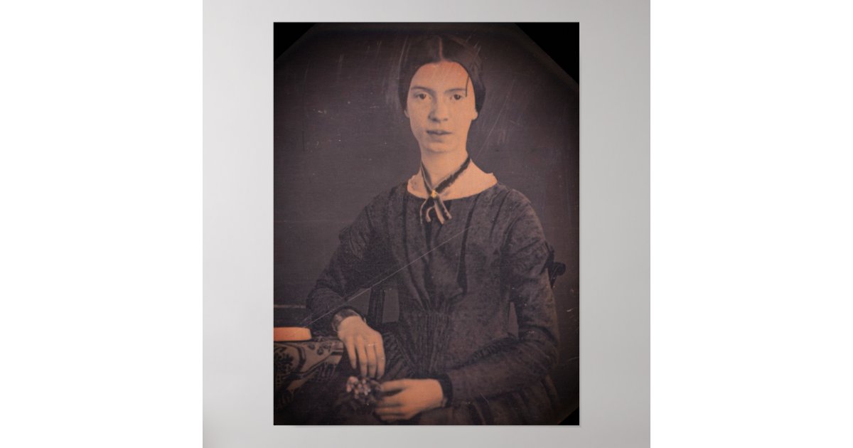 Emily Dickinson portrait Poster | Zazzle