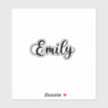 Emily Name - Handwritten Calligraphy Sticker | Zazzle