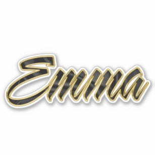 The Name Emma In Glitter