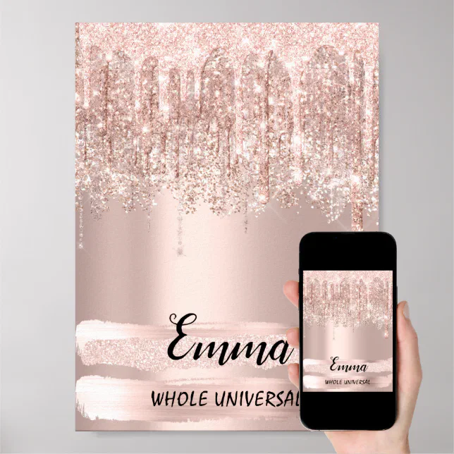 Emma Name Meaning Birthday Sweet 16th Bridal Gift Poster | Zazzle