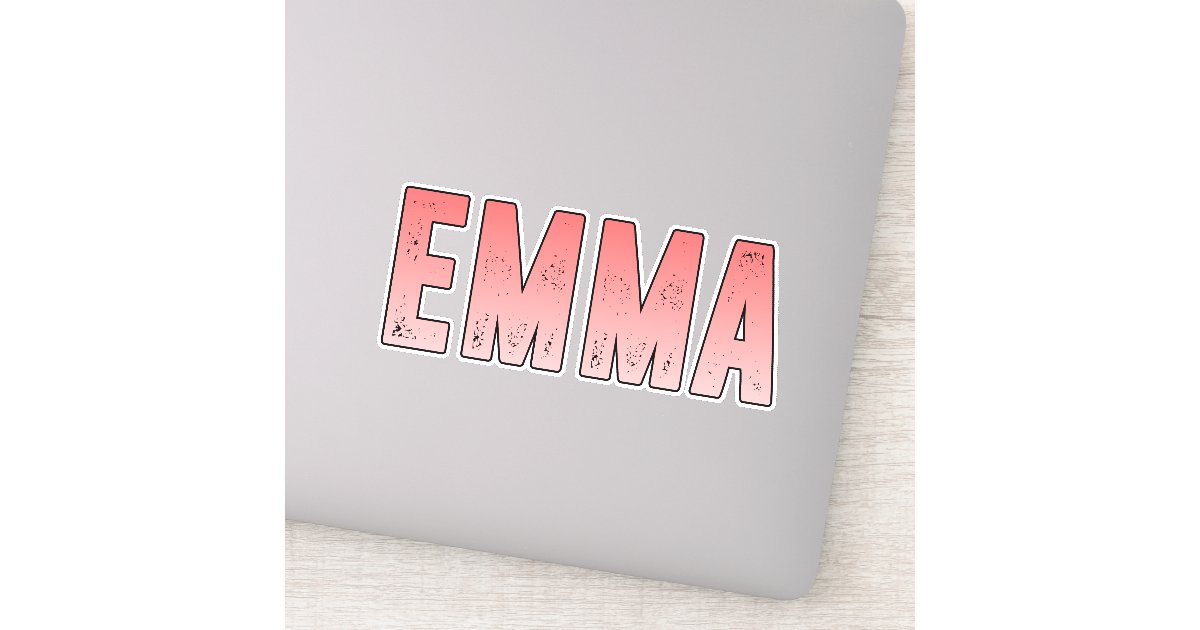Emma name sticker | Zazzle