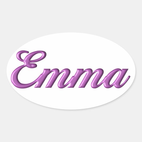 Emma sticker name | Zazzle.com