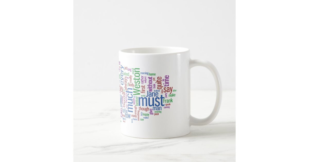 Emma Word Cloud Coffee Mug | Zazzle