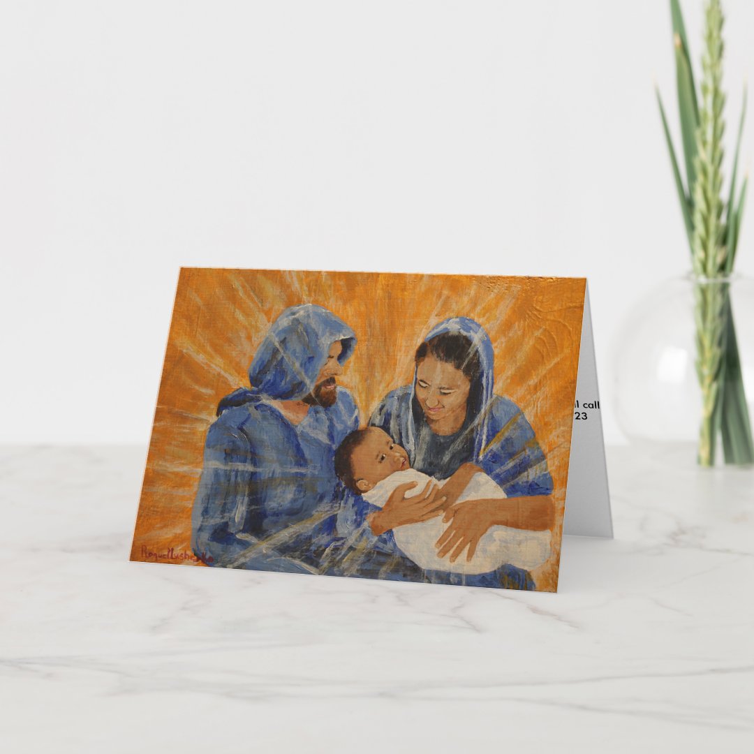 Emmanuel Holiday Card | Zazzle