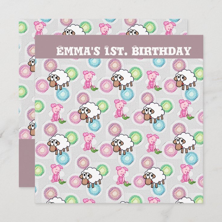 Emma's Birthday Invitation Cards | Zazzle
