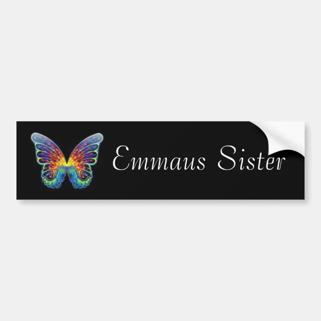 Emmaus Sister Bumper Sticker | Zazzle