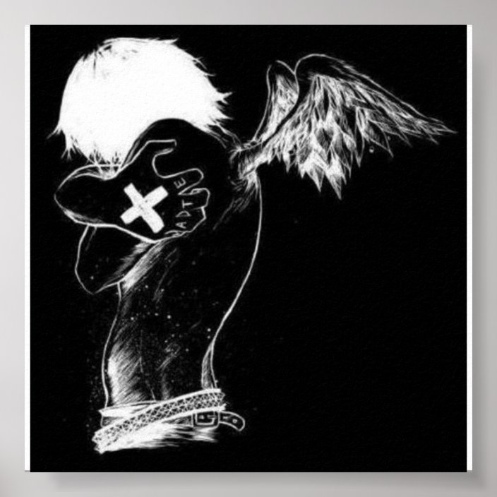 emo angel poster | Zazzle.com