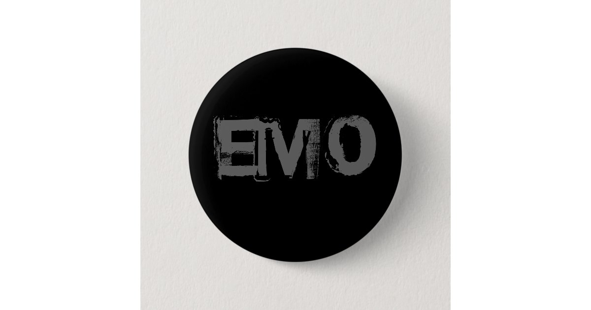 EMO Button | Zazzle