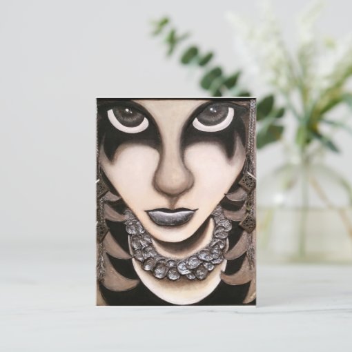 Emo Girl Postcard | Zazzle