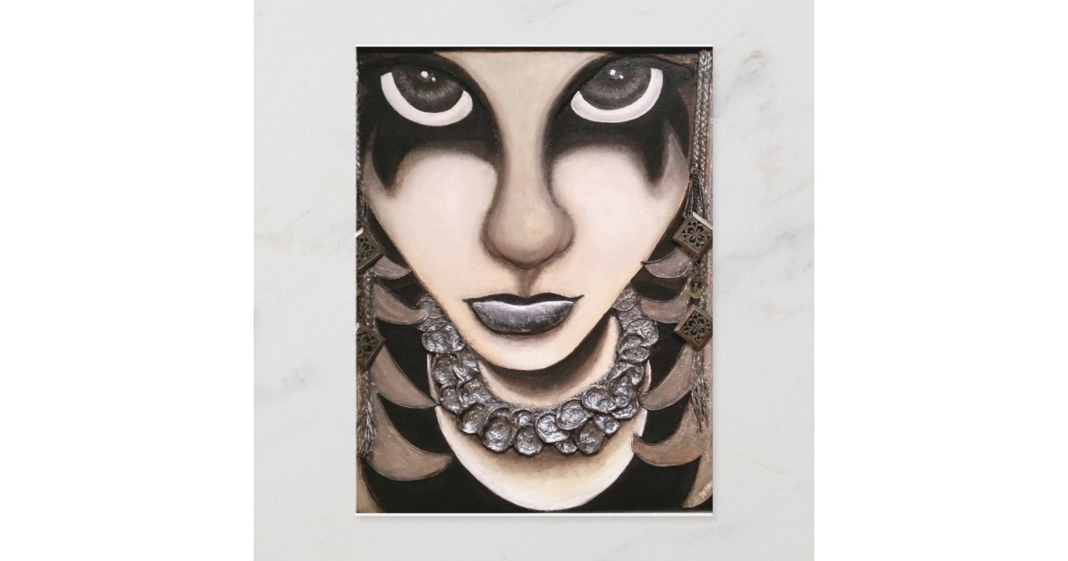 Emo Girl Postcard | Zazzle