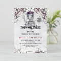 Emo Gothic Cute Girl Birthday Invitation | Zazzle