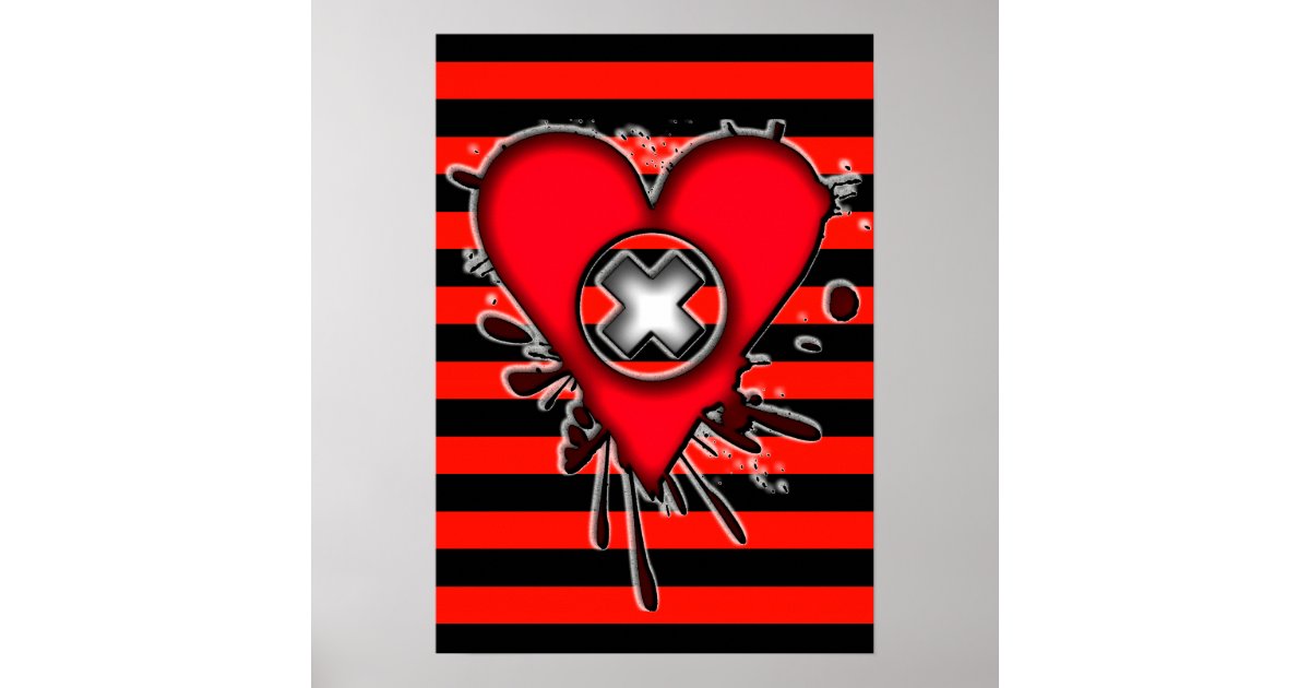 Emo Love Poster | Zazzle