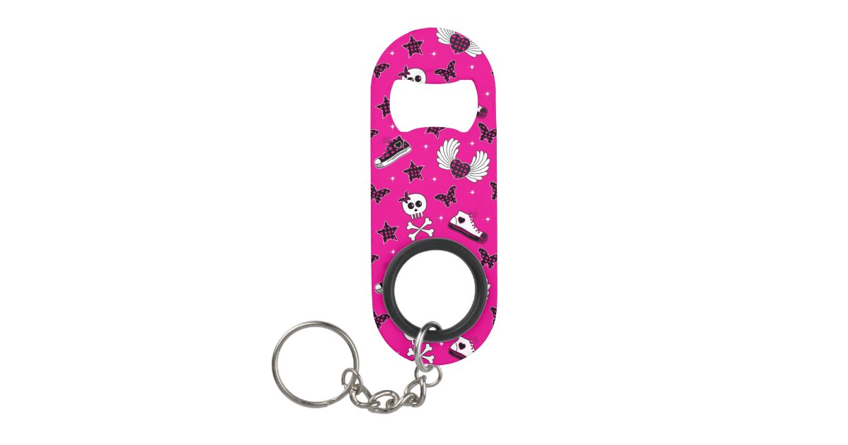 Emo Symbols Keychain Bottle Opener | Zazzle