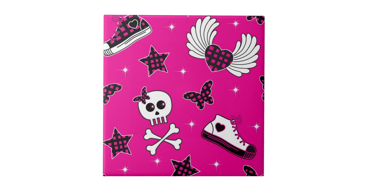 Emo Symbols Tile | Zazzle