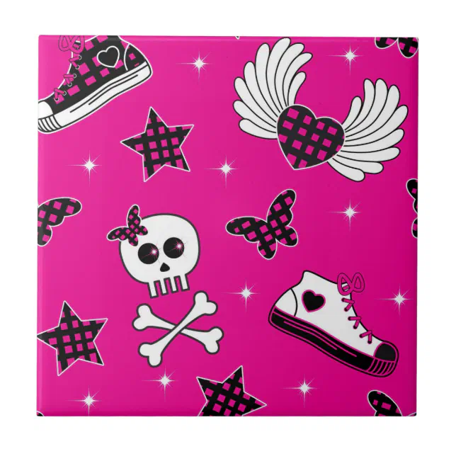Emo Symbols Tile | Zazzle