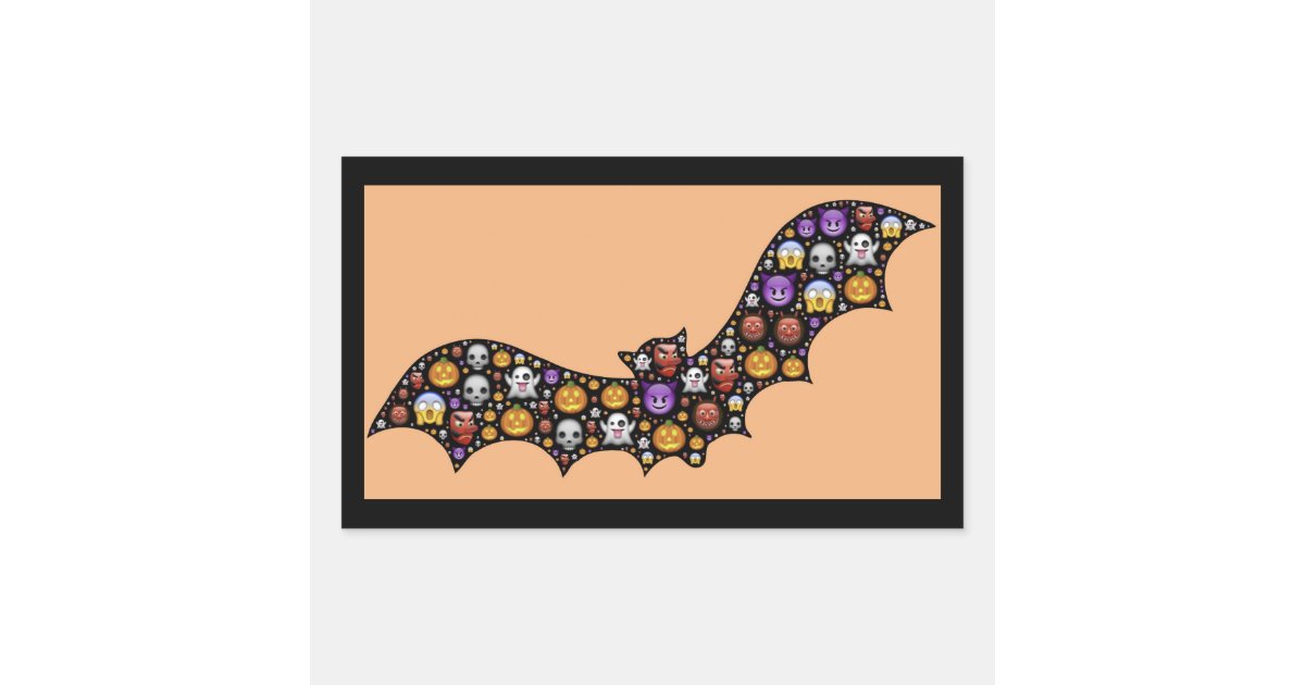 emoji bat stickers | Zazzle