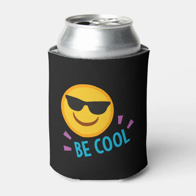 Emoji Be Cool Can Cooler | Zazzle