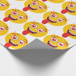 emoji collection wrapping paper | Zazzle