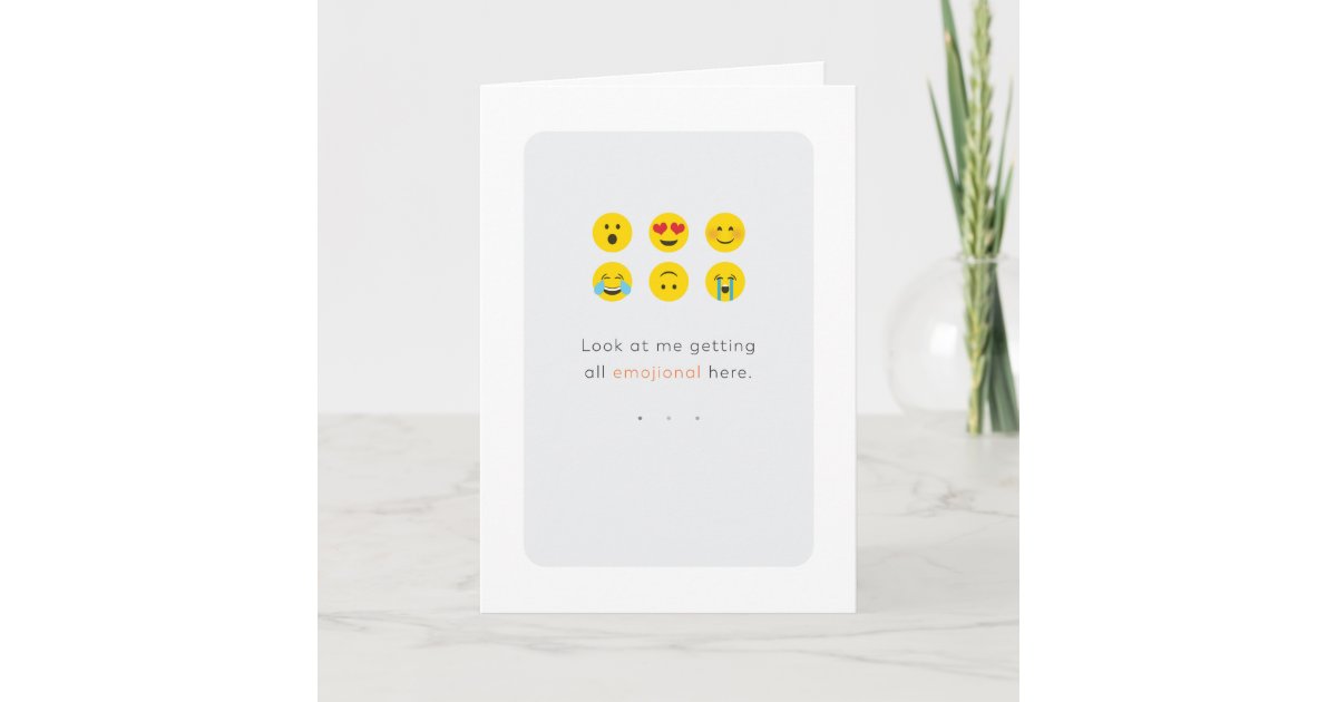 Emoji congratulations card | Zazzle.com